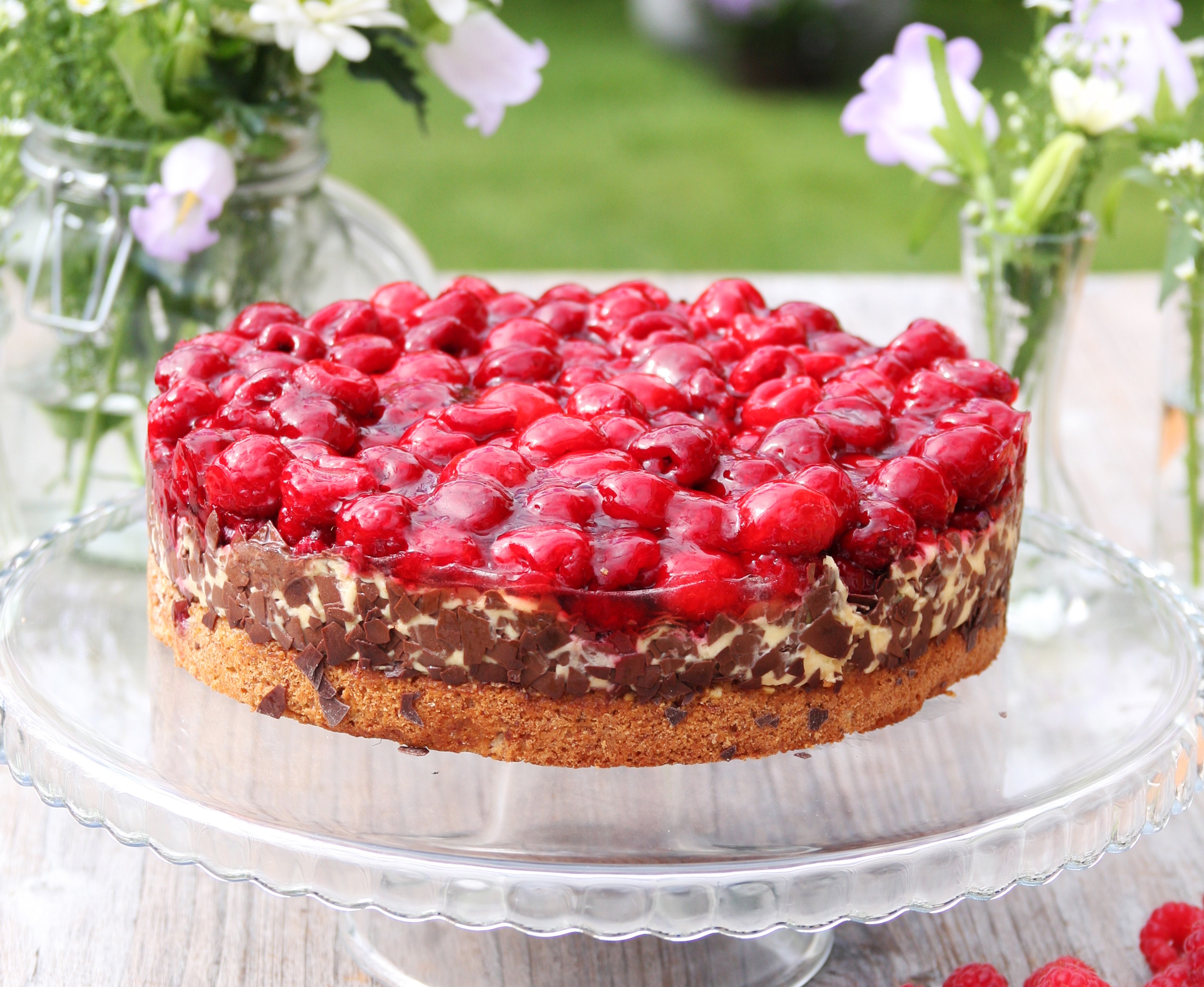 Bringebærkake » Baker Hansen